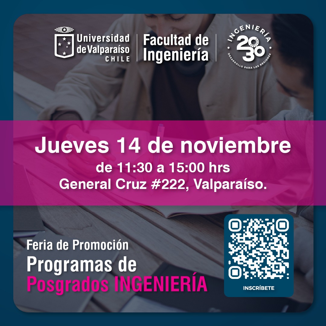 [Eventos académicos y profesionales] Feria de Postgrado Facultad de Ingeniería - UV